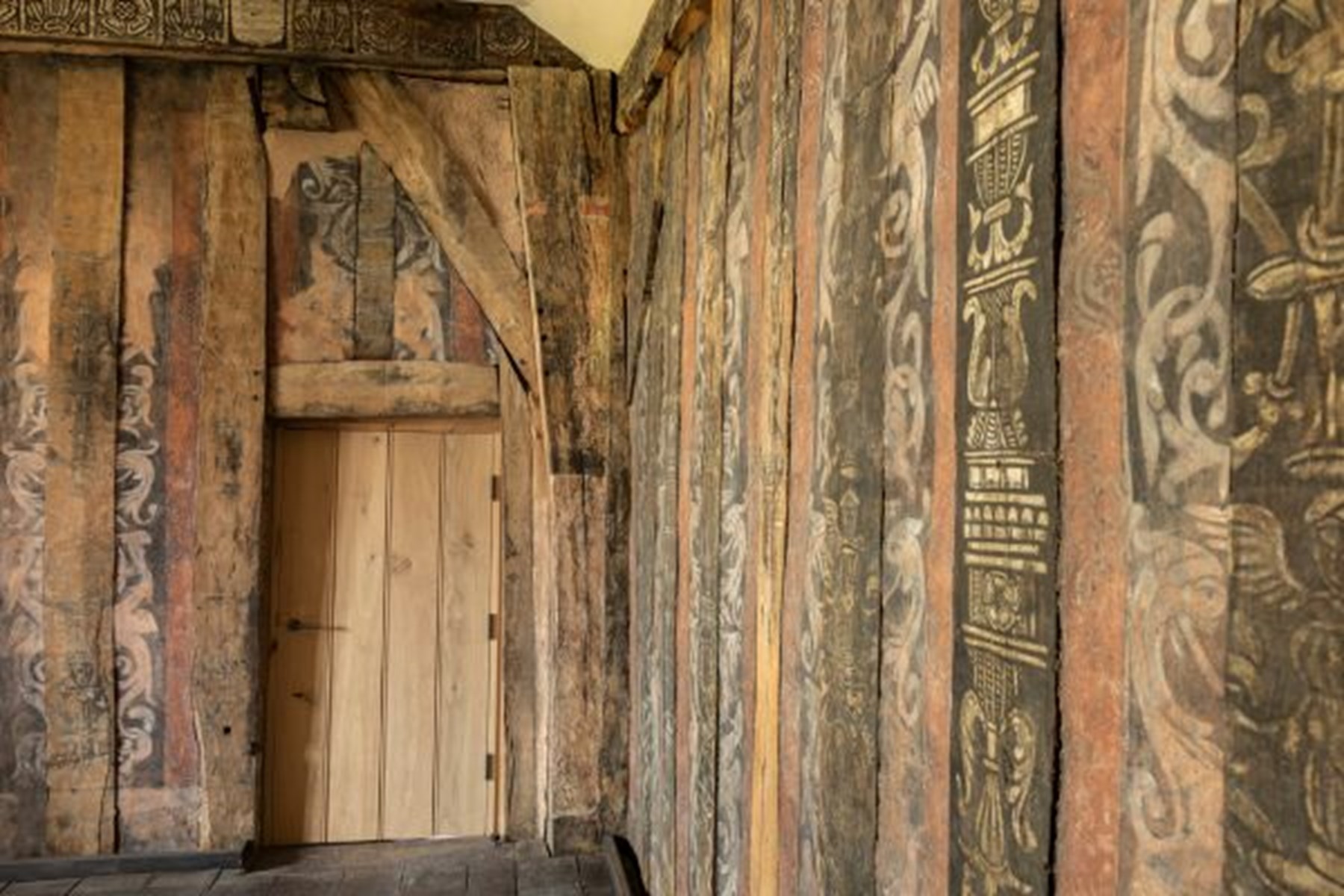 Creating a replica of Calverley Old Hall’s medieval wall paintings